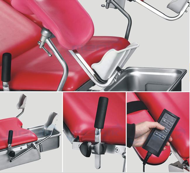 Edelstahl-elektrischer Gynäkologie-Stuhl-Fuß-Schalter für Geburts- Birthing