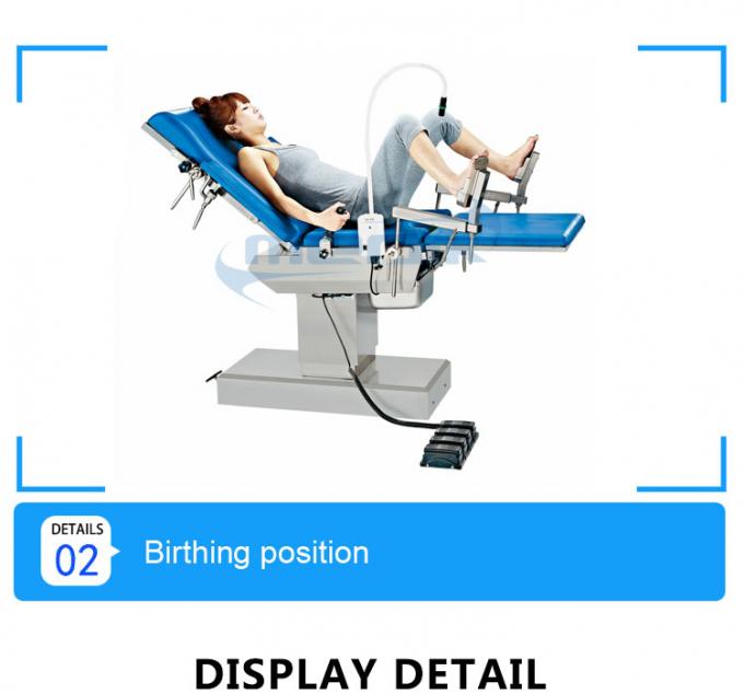 Elektrischer gynäkologischer Geburts- Bett-Gynäkologie-Stuhl mit Fuß ...